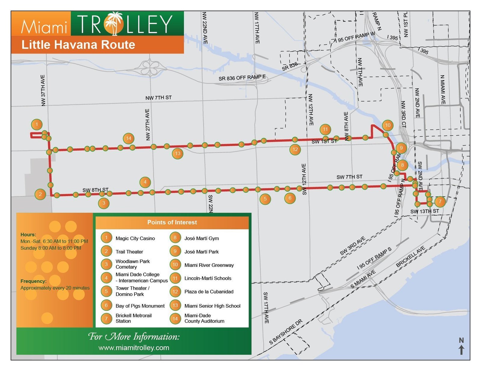 Miami quiere ampliar sistema de 'trolleys' gratis » Revista Colectibondi