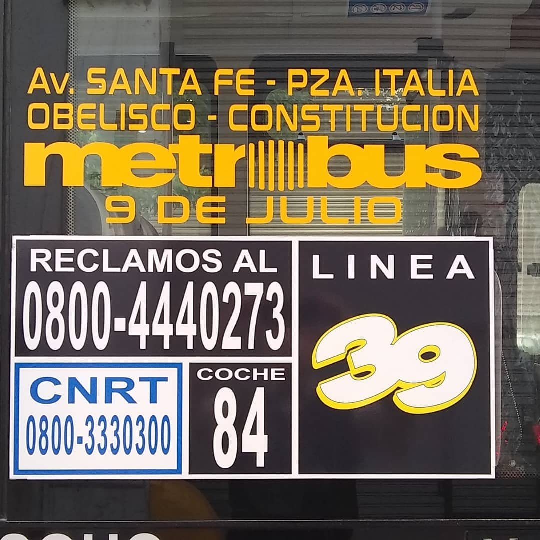 La Línea 39 cambia de recorrido y comenzará a circular por el Metrobus ...