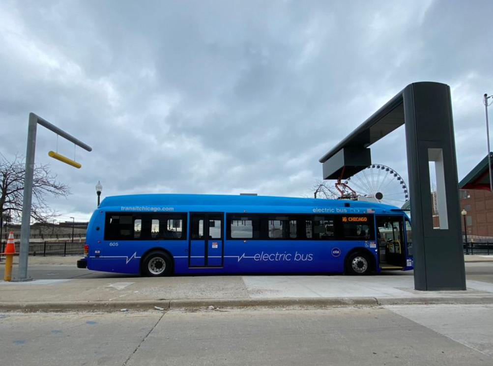 Estados Unidos: La empresa CTA sumó seis buses eléctricos para la Línea ...
